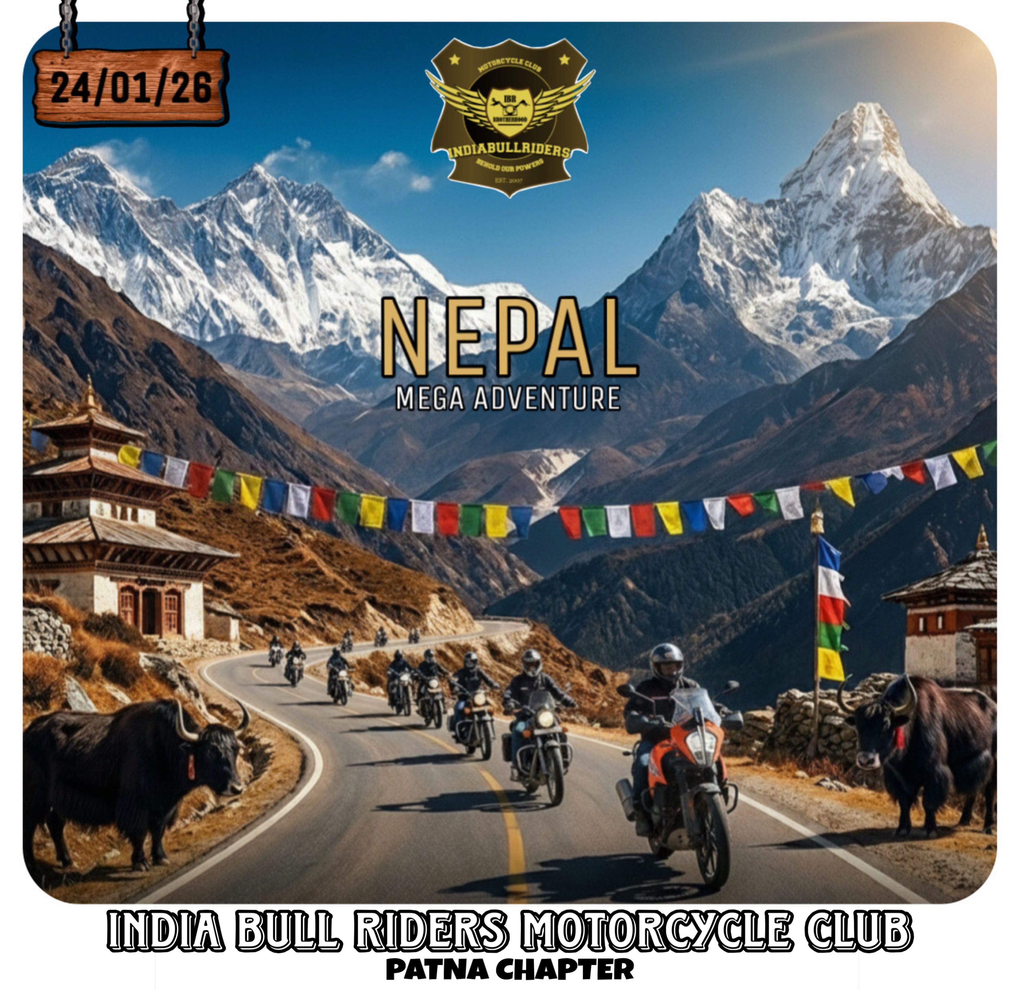 IBRMC PATNA NEPAL WINTER RIDE 2026 | Hub - India Bull Riders Motorcycle ...